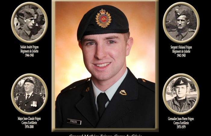 Montage Famille Frigon Militaires - Daniel Jalbert Photographe Trois ...
